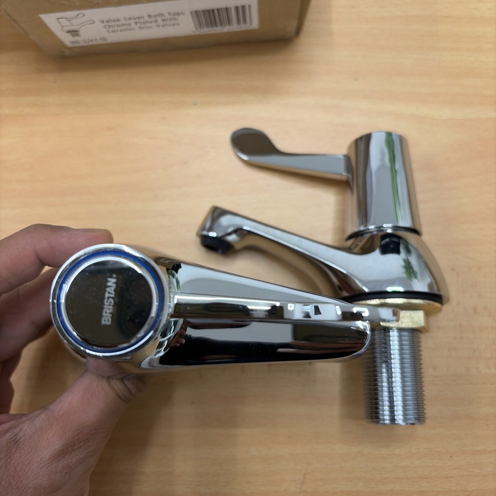 BRISTAN Lever Bath Taps Chrome Played with Ceramic Disc Valves New VAL ...
