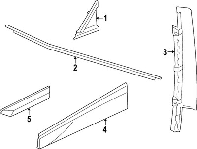 Genuine Volkswagen Corner Trim 11K-853-272-9B9 | eBay