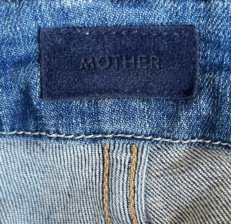 Mother The Looker Frayed Ankle Jeans Keeping Love Alive Racer Stripe ...