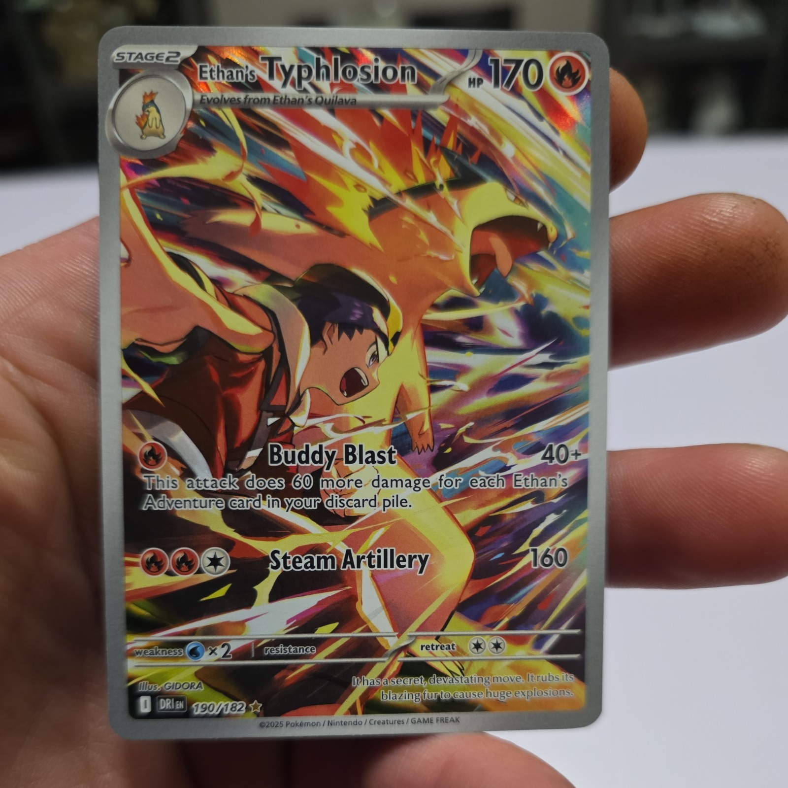 Ethan's Typhlosion 2025 Scarlet & Violet: Destined Rivals #190/182 ...