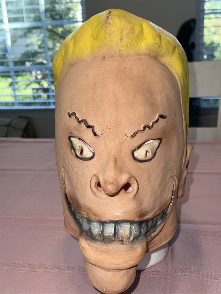 Vintage 1993 MTV Networks Pair Of Rubber Beavis and Butthead Halloween ...