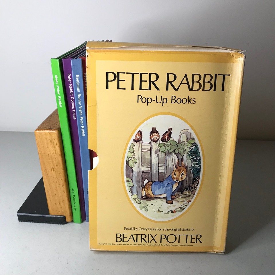 Peter Rabbit Pop-Up Book Set – 4 Volumes in Box – Meet Peter Rabbit and ...