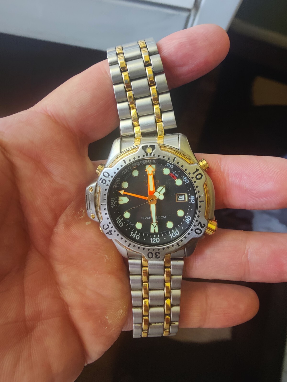 Vintage Citizen Promaster Aqualand Diver Watch 200m Citizen 3061354 Vtg ...