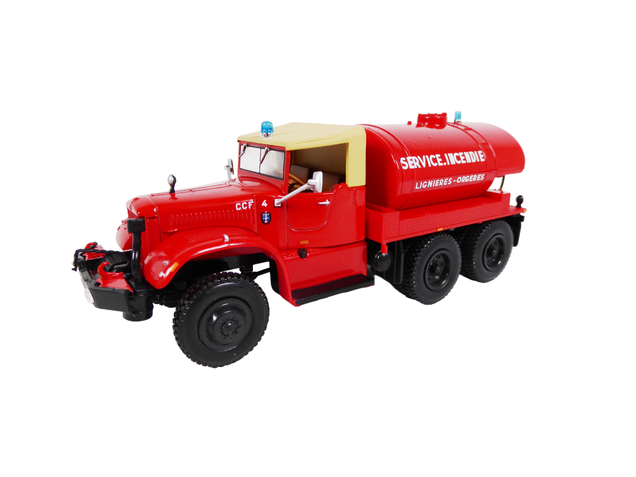 Fire Engine Tanker Diamond T 6x6 France 1:43 Hachette IXO Firefighter PB114 | eBay