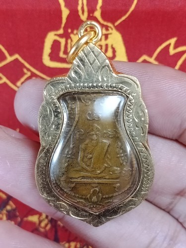 RARE LP KLAN COIN WAT PRAYATIKARAM REAL HOLY PROTECT LUCKY PENDANT THAI ...