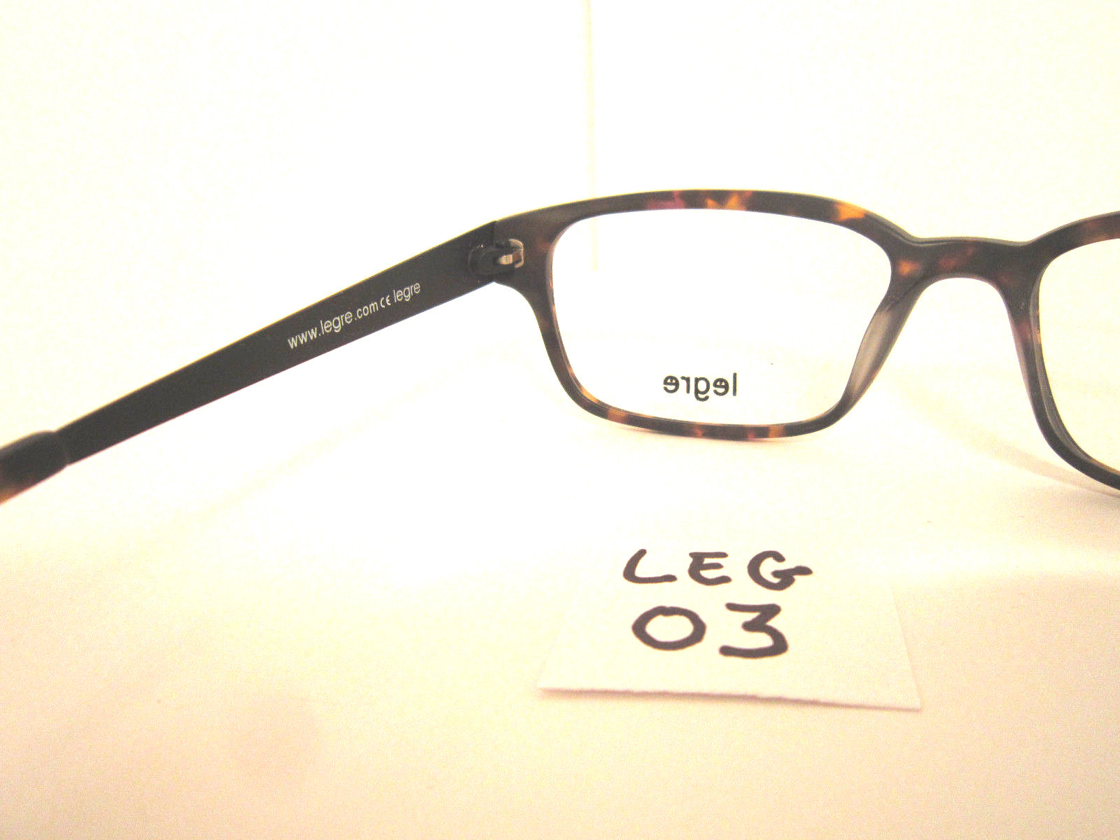 LEGRE Tortoise Eyeglass Frame #LE229 C15 Rectangular/Squared (LEG-03 ...