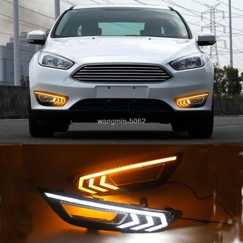 Fog light Daytime Running Light DRL LED Day Light For 2015-2018 Ford ...