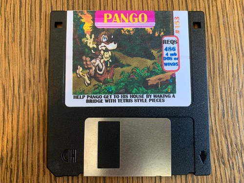 PANGO GAME PC MS-DOS COMPUTER 3.5" INCH FLOPPY DISK(S) EXC COND TESTED ...