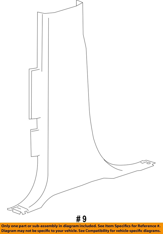 GM OEM 15-20 Escalade ESV Interior Trim-Lwr Ctr Plr Trim 23276277 | eBay