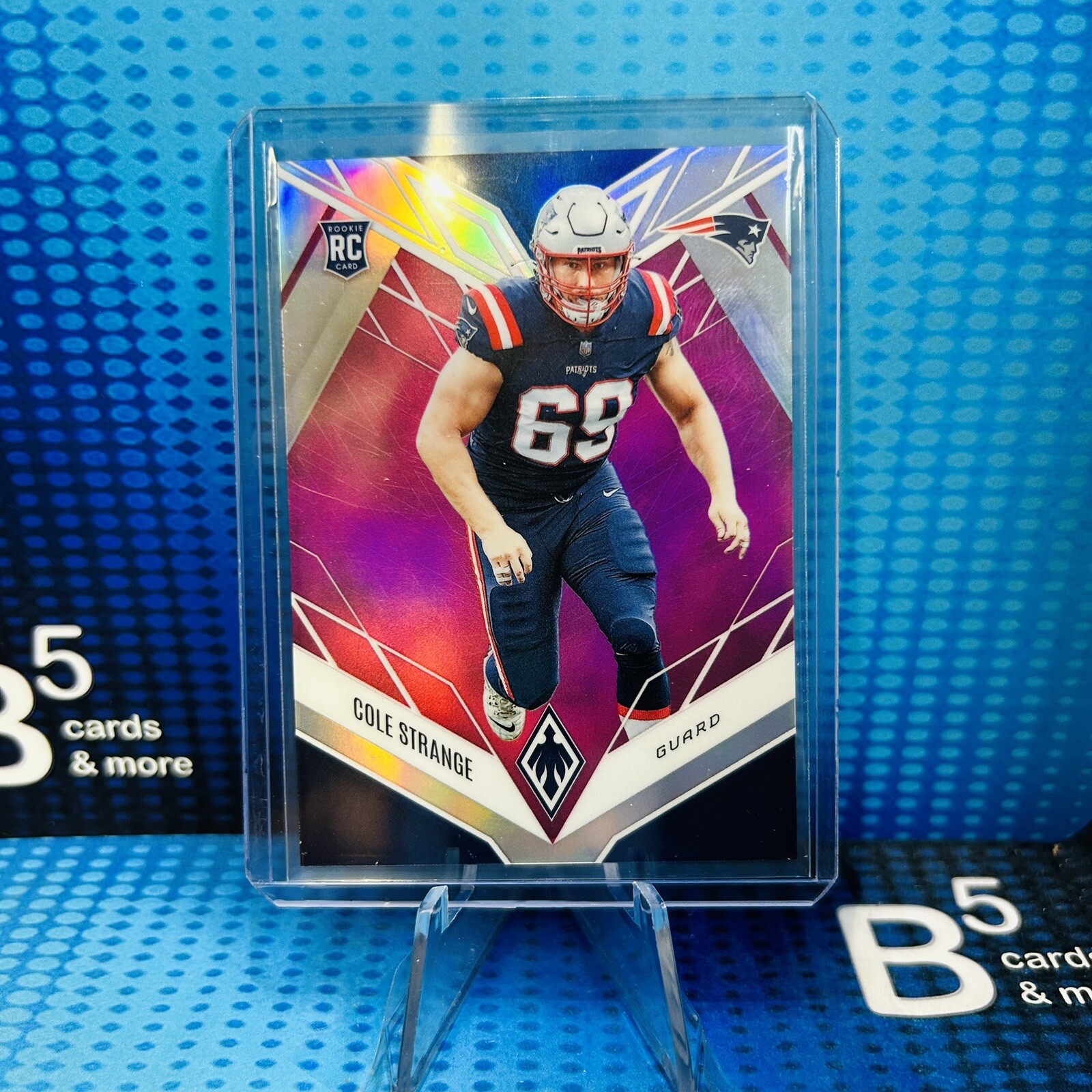 2022 PANINI PHOENIX COLE STRANGE PINK RC 187/199 Patriots #162 | eBay