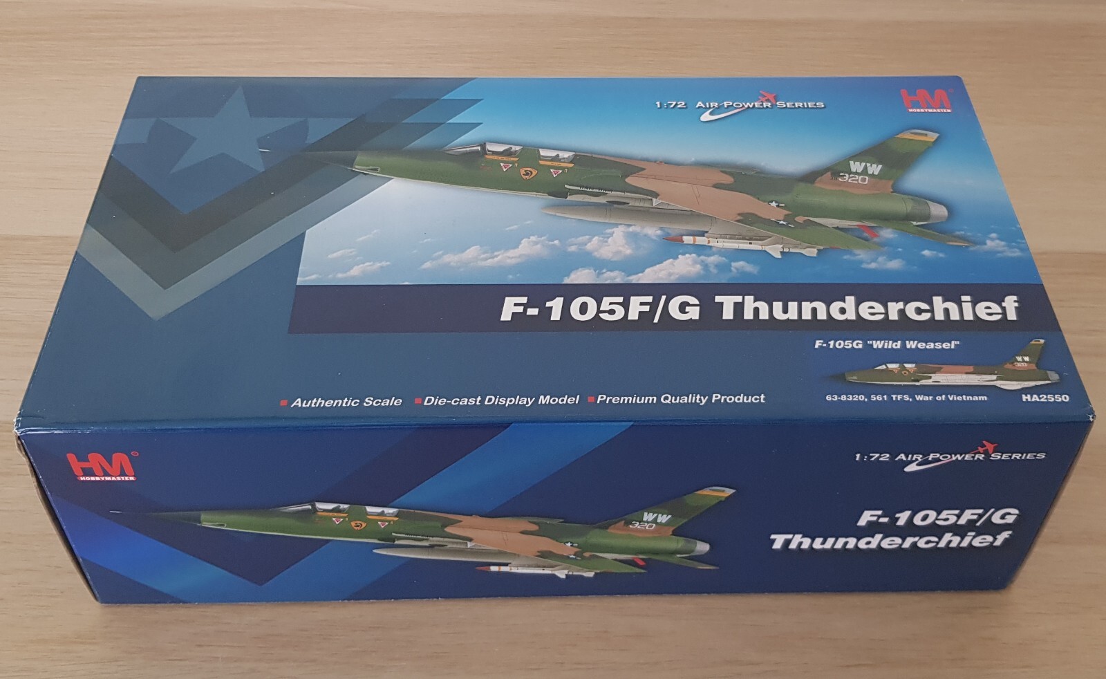 Hobby Master 1/72 HA2550 F-105G Thunderchief USAF 561st Wild Weasels ...