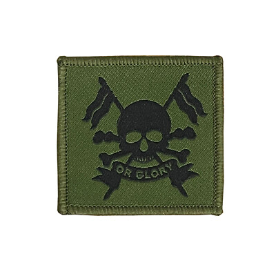 Official Royal Lancers Olive Green Tactical Recognition Flash TRF Badge ...