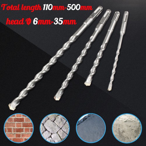Masonary Drill Bit Ø 6-35mm Stone Brick Concrete Wall Masonry Drills ...