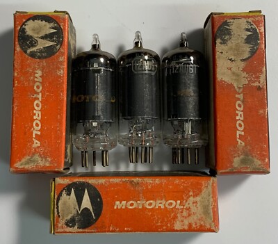 Lot of (3) Motorola 12AU6 Amplifier Pentode Vacuum Tubes | eBay
