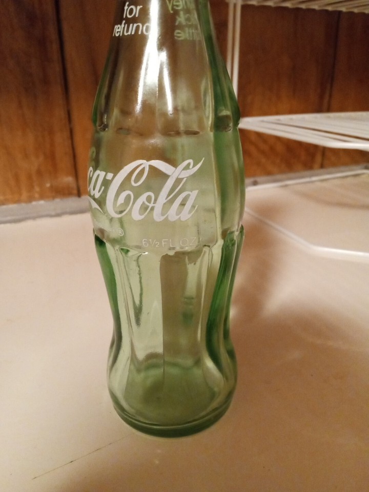 Vintage Coca-Cola Coke Green Glass Soda Bottle 6.5 oz (B2) | eBay