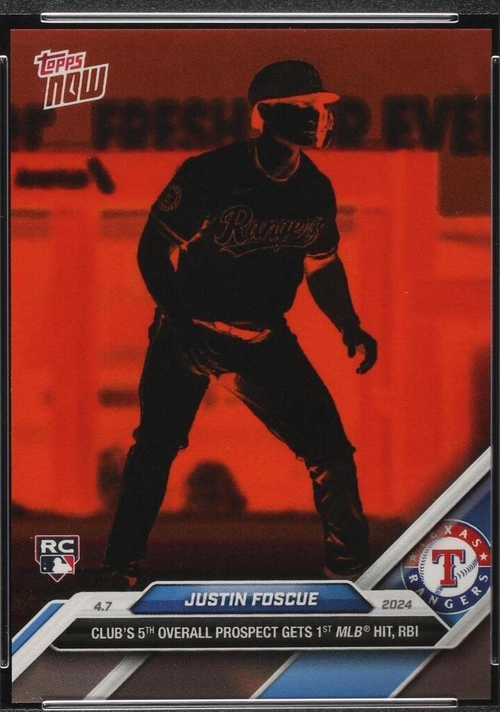 2024 Topps Now - Justin Foscue #47 Eclipse /245 (RC) for sale online | eBay