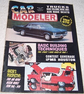 Car Modeler Magazine March 1992 Basic Building Techniques | eBay