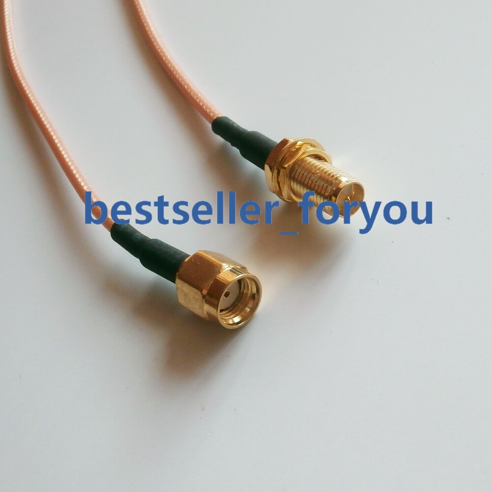 RG316 Cable RP-SMA Male Jack To RPSMA female nut Straight lot Coax ...