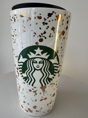 Starbucks Gold Splatter Ceramic Mug 12 Oz NEW 2019 Holiday NEW | eBay
