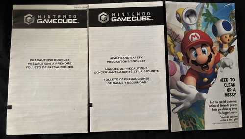 Vintage Nintendo Game Cube Booklet lot! *Read* | eBay