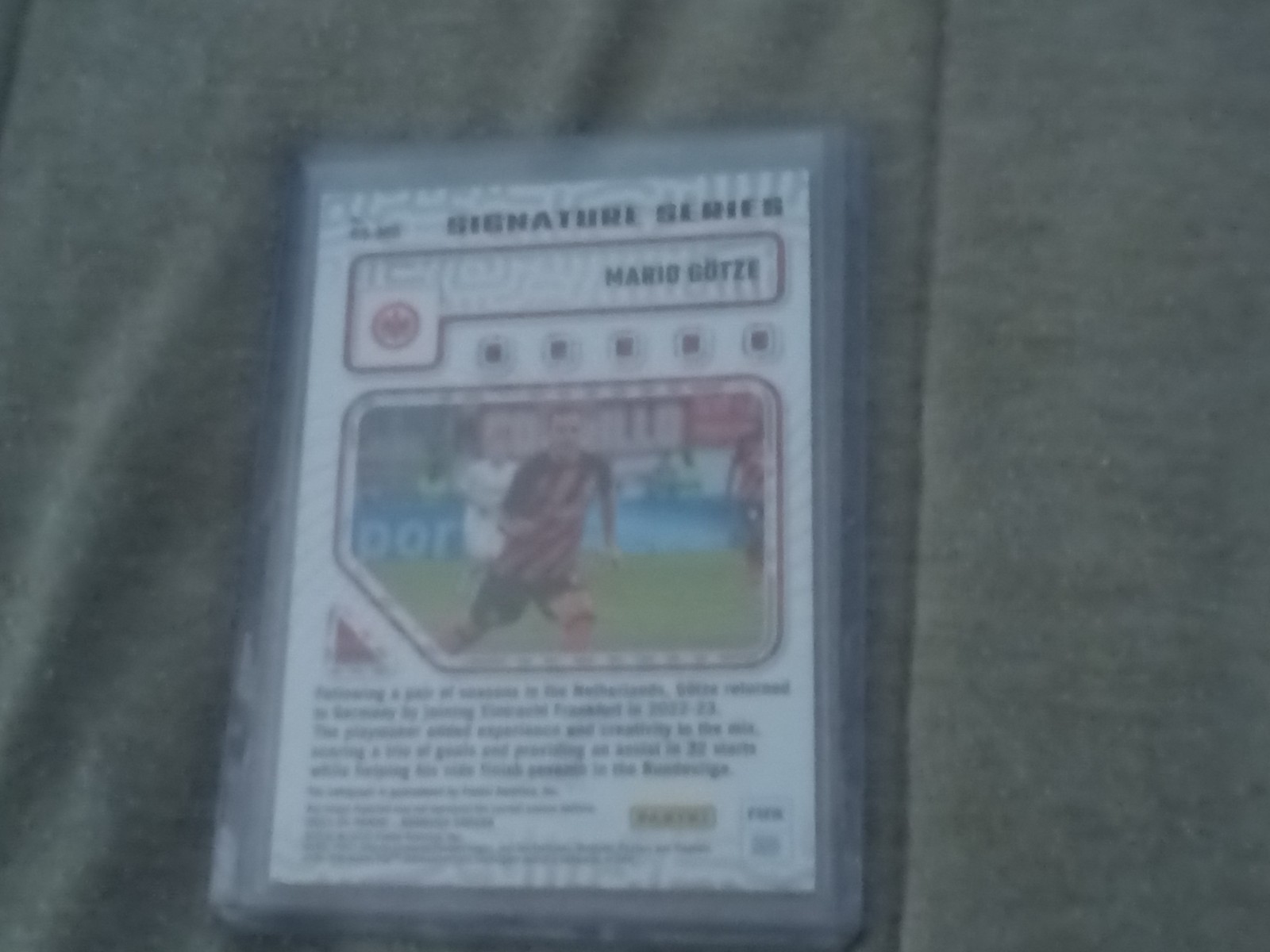 2023-24 Panini Donruss Fifa - Signature Series Mario Gotze #SS-MG (AU ...