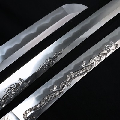 Katana - Japanese Samurai Katana Sageo Sanada-Himo Kaganishiki-Fukuro