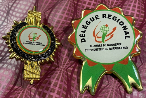 2 badge AFRICA .. DELEGUE REGIONAL & Chambre Commerce D'INDUSTRIE ...