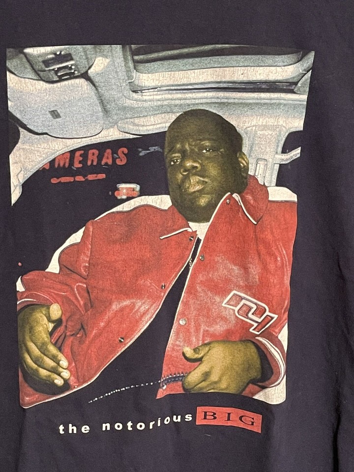 Vintage 90’s The Notorious Big Tshirt Men’s Size Large Biggie Smalls ...