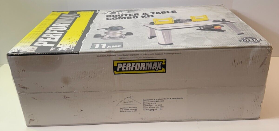 PerformanX 2 HP Router & Table Combo Kit 11 AMP 25000 RPM LED Lights ...