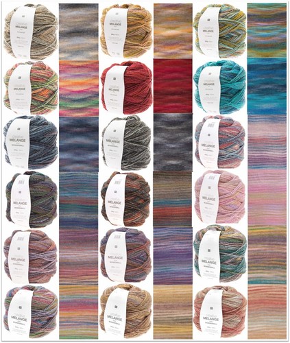200g Rico Creative Melange Aran Wonderball Stricken Häkeln GP 114,95 ...