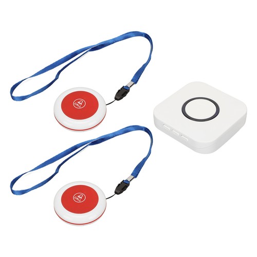 Wireless Caregiver Pager 1 For 2 Long Distance Transmission SOS Call ...