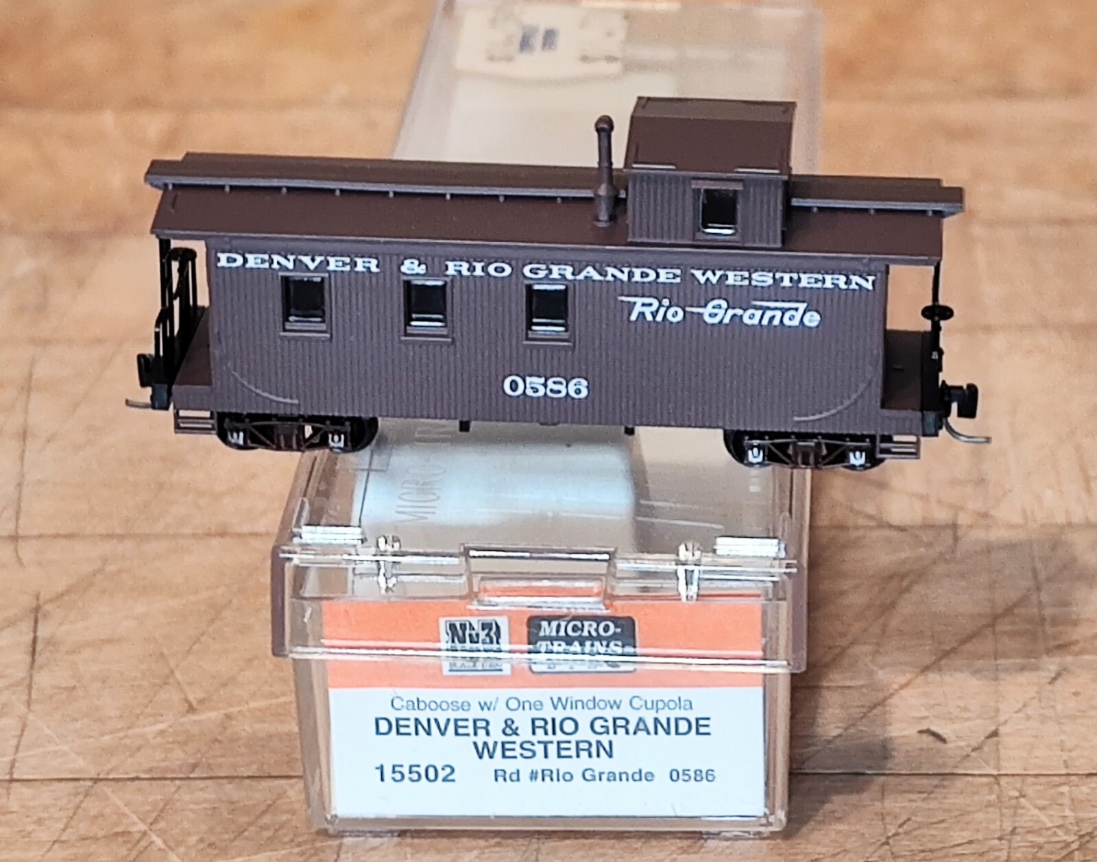 Nn3 Scale Micro Trains MTL 15502 D&RGW 0586 Caboose New Old Stock | eBay