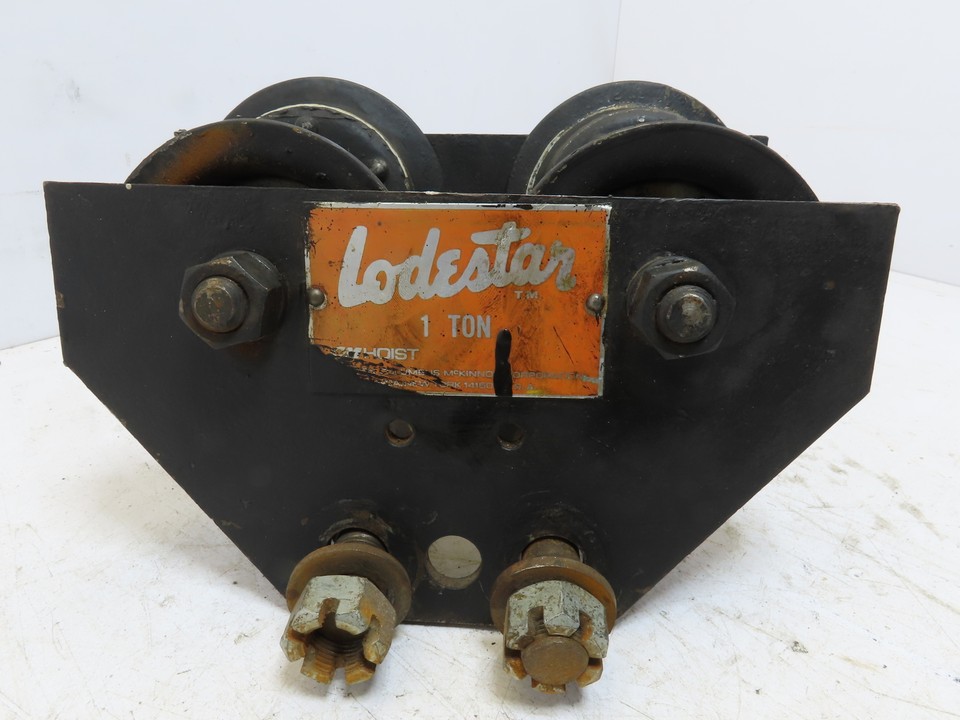 CM Lodestar Low Headroom Hoist Beam Trolley 1 Ton Capacity | eBay