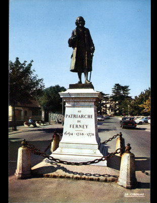 FERNEY VOLTAIRE (01) MONUMENT STATUE de VOLTAIRE animée | eBay