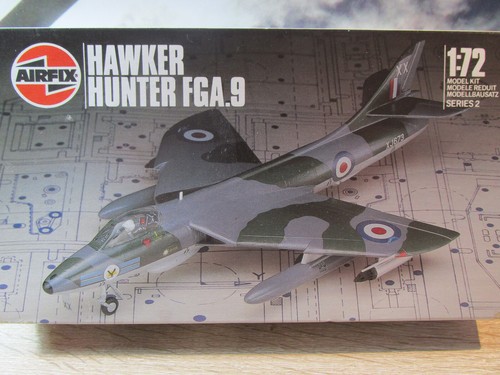 1/72 AirFix Hawker Hunter FGA.9 Kit #9 02073 Series 2 RAF Fighter ...