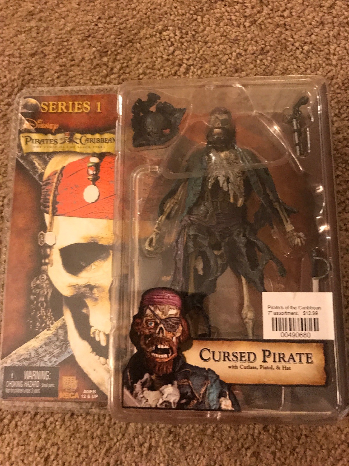 NECA Pirates of the Caribbean The Curse Of The Black Pearl Cursed ...