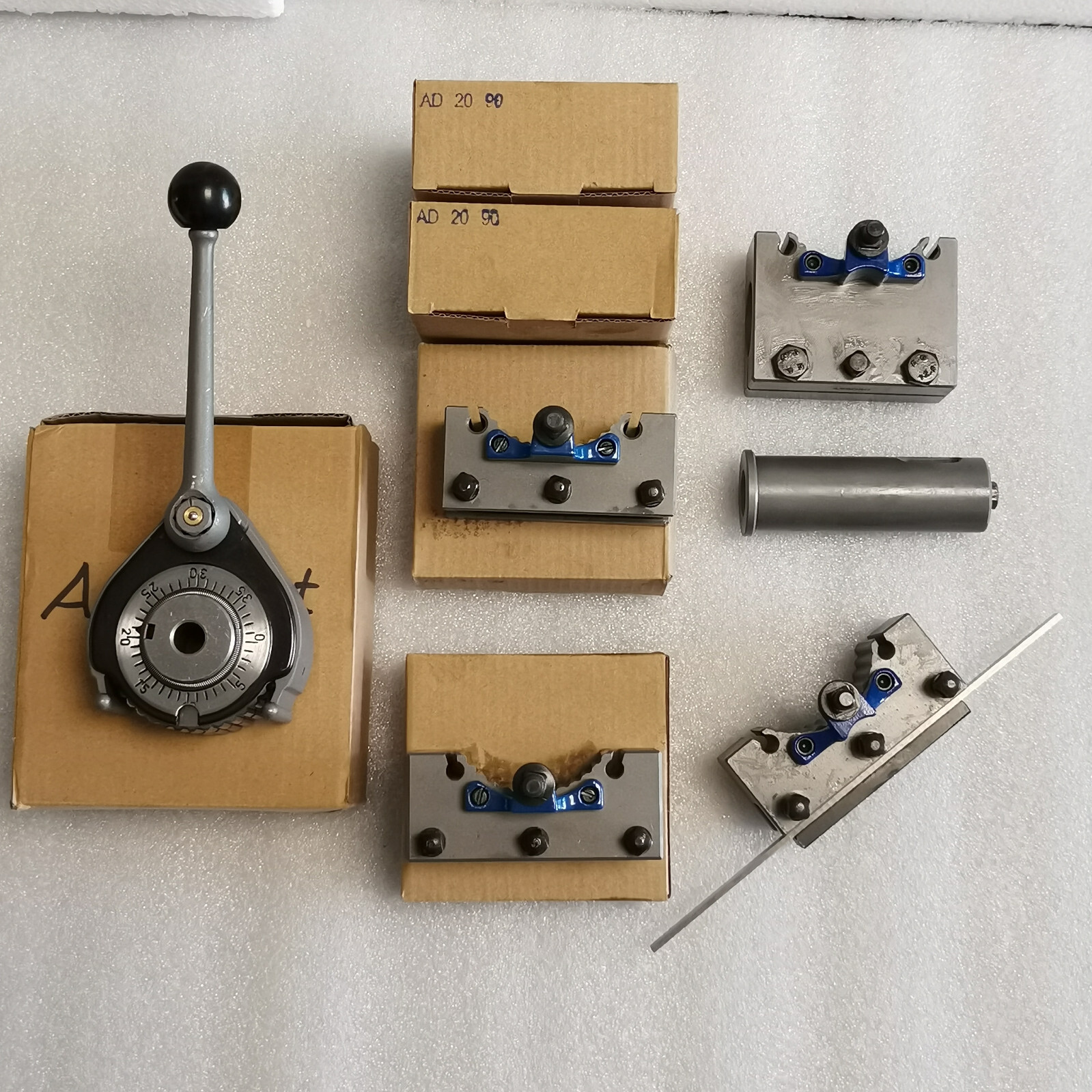 A Multifix Lathe Tool Post & Turning Boring Parting off Drilling Tool ...