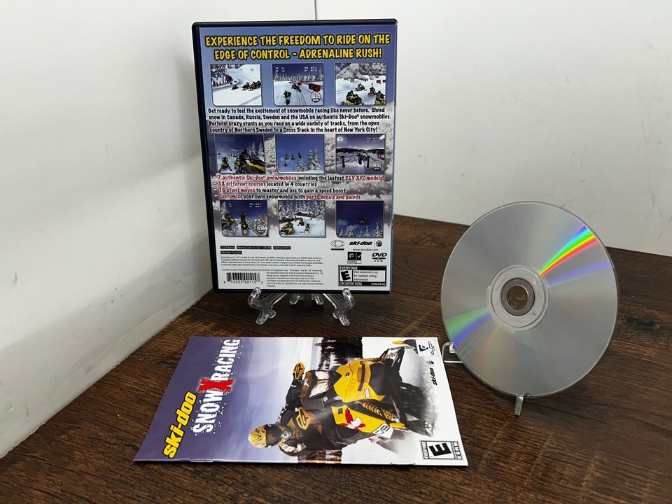 Sony PlayStation 2 PS2 Ski-Doo Snow X Racing CIB Video Game ...