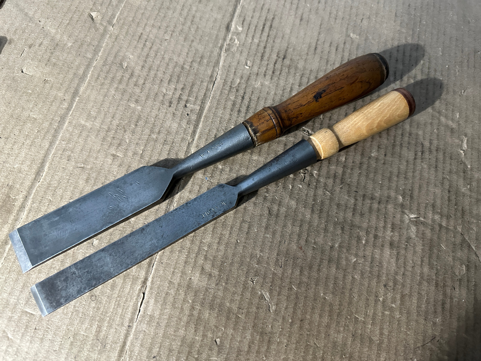 2 VINTAGE SOCKET FIRMER CHISELS 7/8" & 1-1/4" | eBay