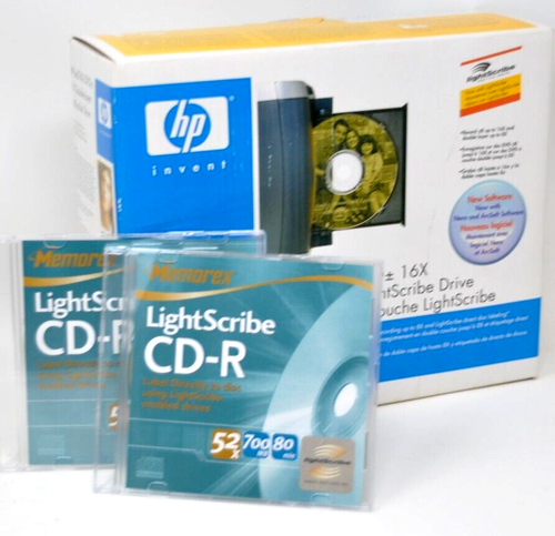 HP DVD740i DVD Writable CD-RW 16X Double Layer Lightscribe Drive with ...