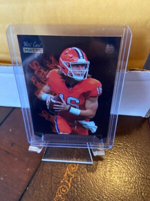 2021 WILD CARD MATTE TREVOR LAWRENCE ROOKIE HEAT ROOKIE CARD RC JAX ...