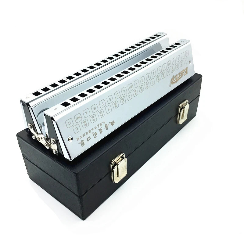 Mini&Double Bass Harmonica Orchestral Mouth Organ Harmonica Adult ...