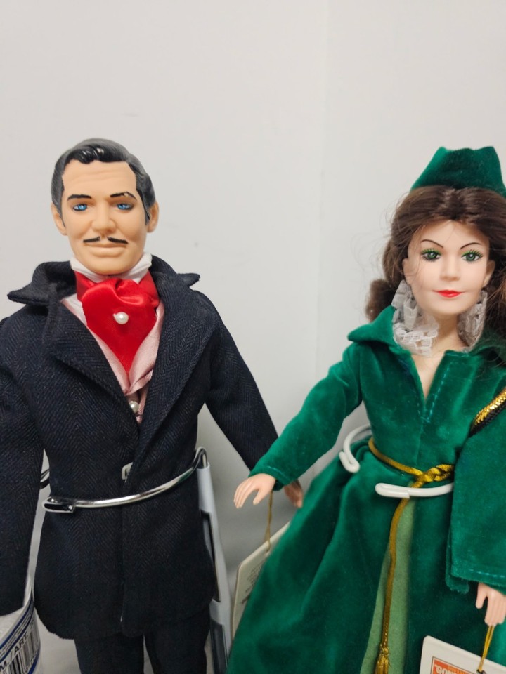 Gone With The Wind Rhett Butler And Scarlett O'Hara Portrait Dolls With ...
