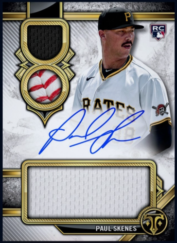 2024 Topps Triple Threads Signature Rookie Rare PAUL SKENES RC Bunt ...