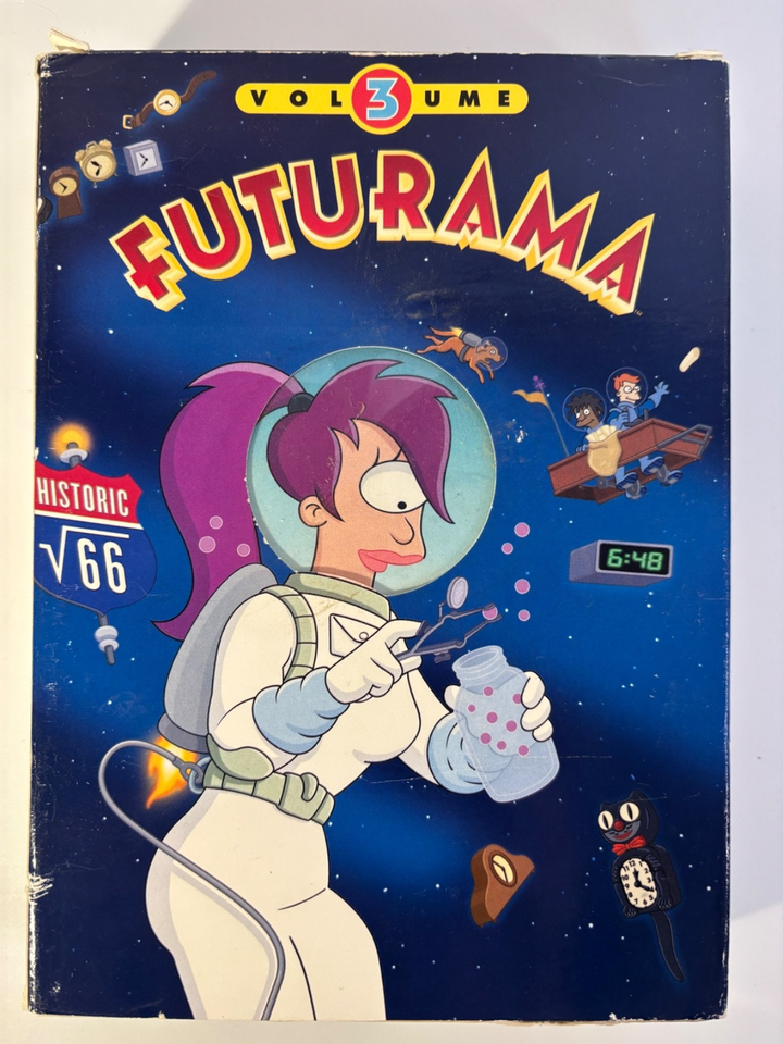 Futurama (DVD) Seasons 2, 3, 4 Lot Animated Matt Groening Comedy Series ...
