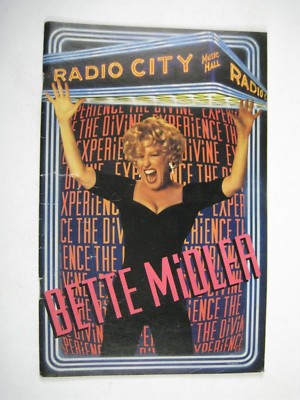 Beth Midler Radio City Music Hall 1993 Program Experience the Divine | eBay