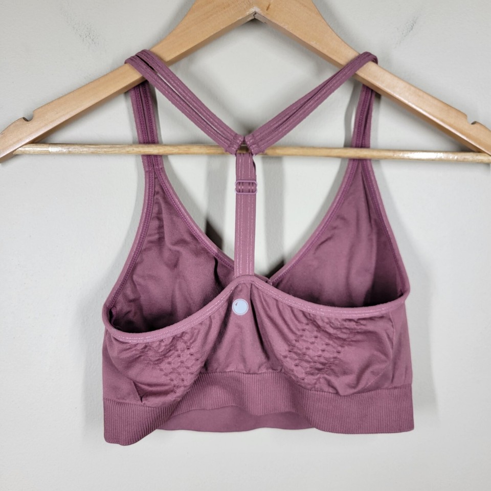 Yogalicious Mauve Pink Sports Bra Stretch Stretchy Athleisure Gym ...
