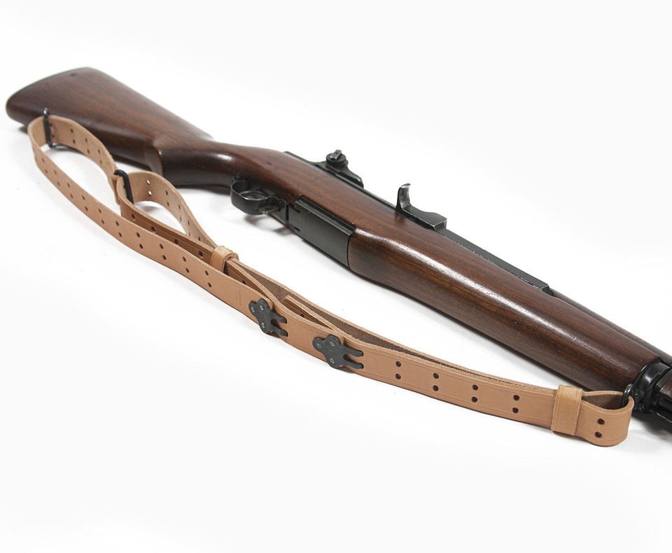 M1, M1903 rifle sling ROCK ISLAND 1918 PREMIUM (1) M1907 leather REPRO ...