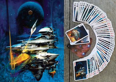 Playing Cards ~ SCI-FI SPACE Vintage Sci-Fi Spaceships Planets Art 030 ...
