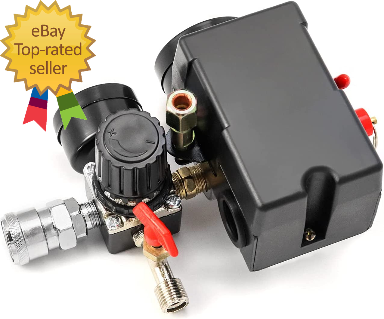 Air Compressor Pressure Switch Control Valve, 90-120PSI Pressure ...